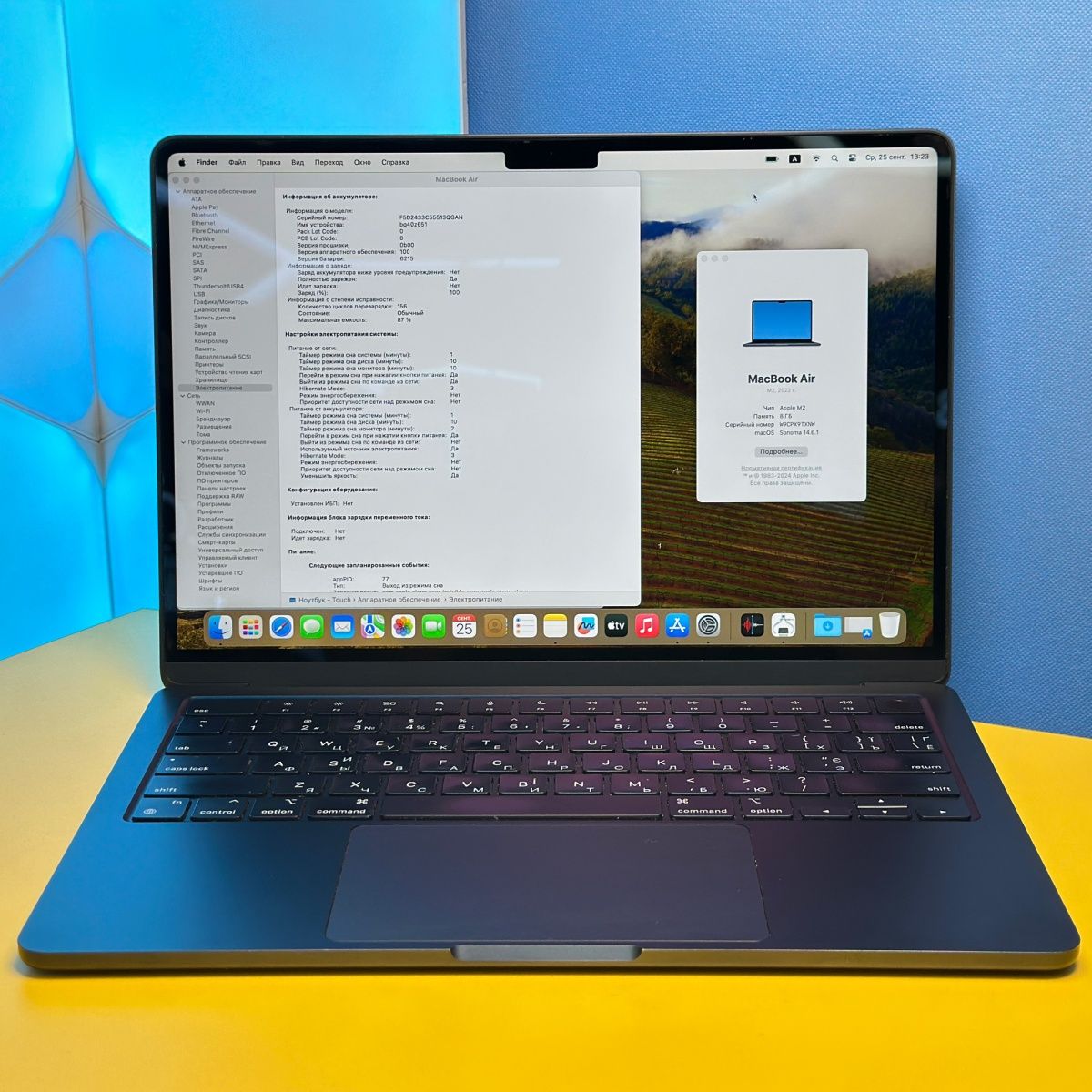 Ноутбук Apple MacBook Air 13" M2 Retina Midnight 2022 MLY33 (TXNW) Б/У ...